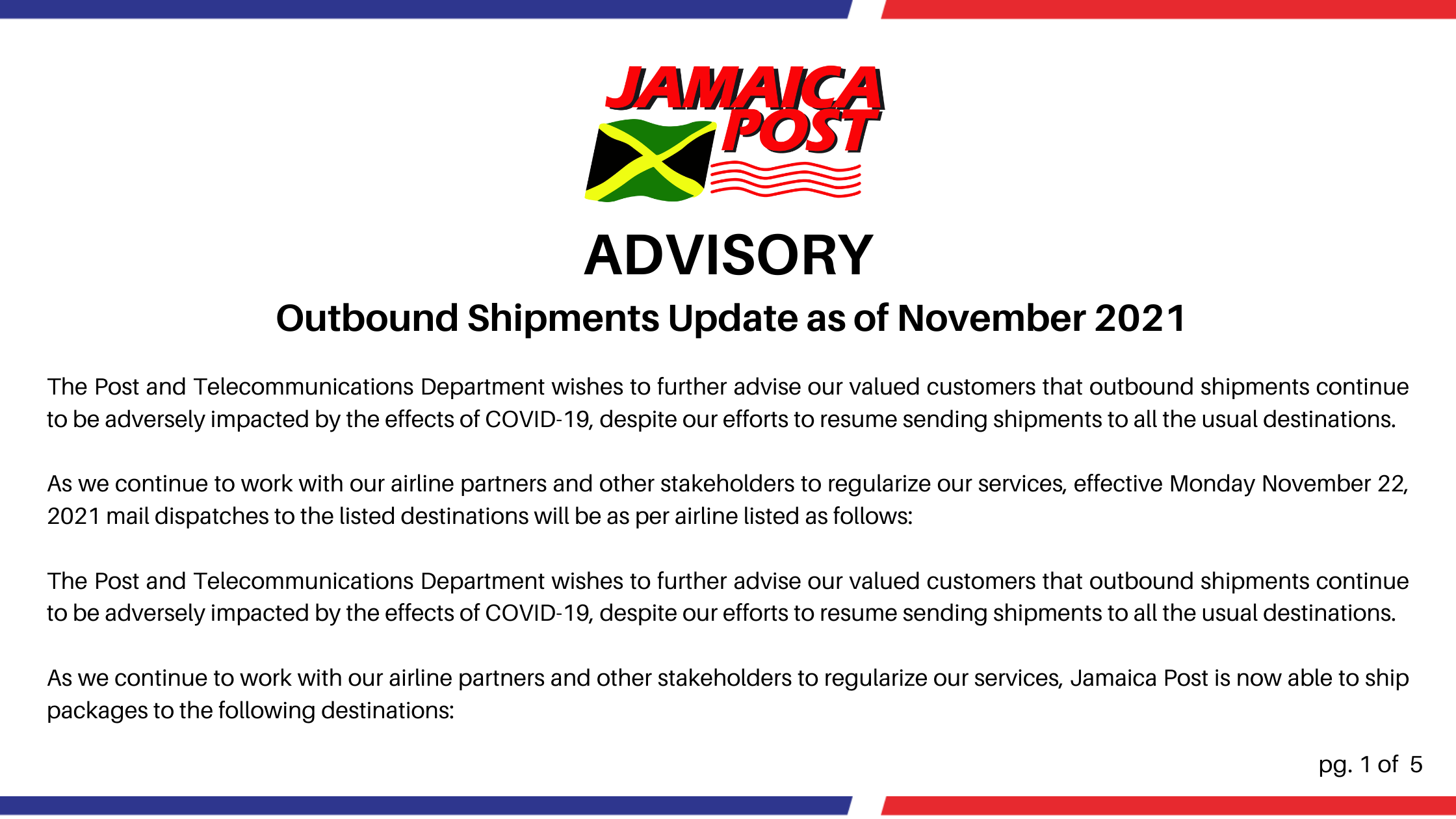 1 Jamaica Post 1 Jamaica Post